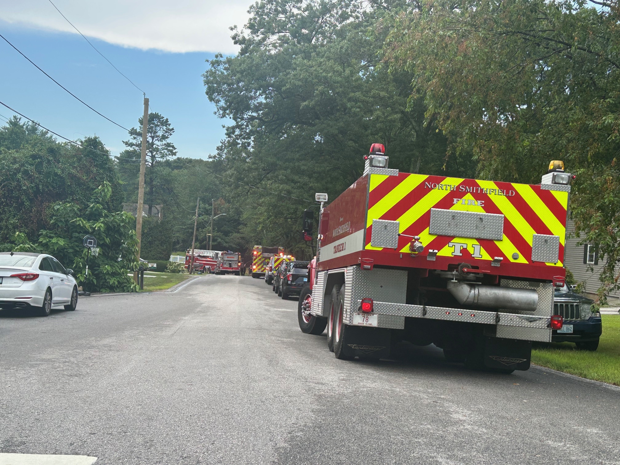 Storm brings lightning strikes, fire to northern RI - NRI NOW