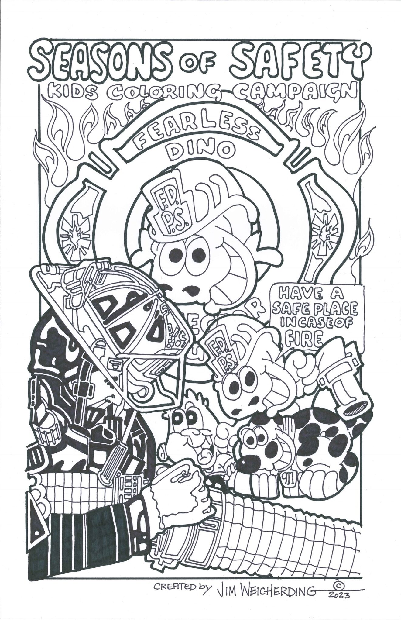 Sunday cartoon: Fire safe meeting places - NRI NOW