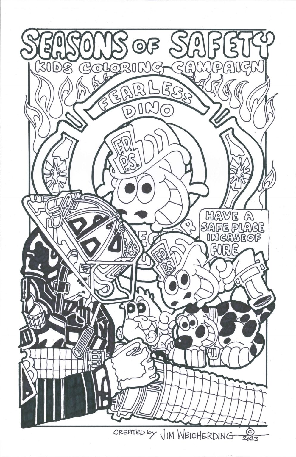 Sunday cartoon: Fire safe meeting places - NRI NOW